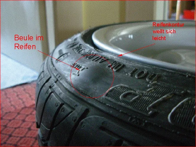 Beule Im Reifen